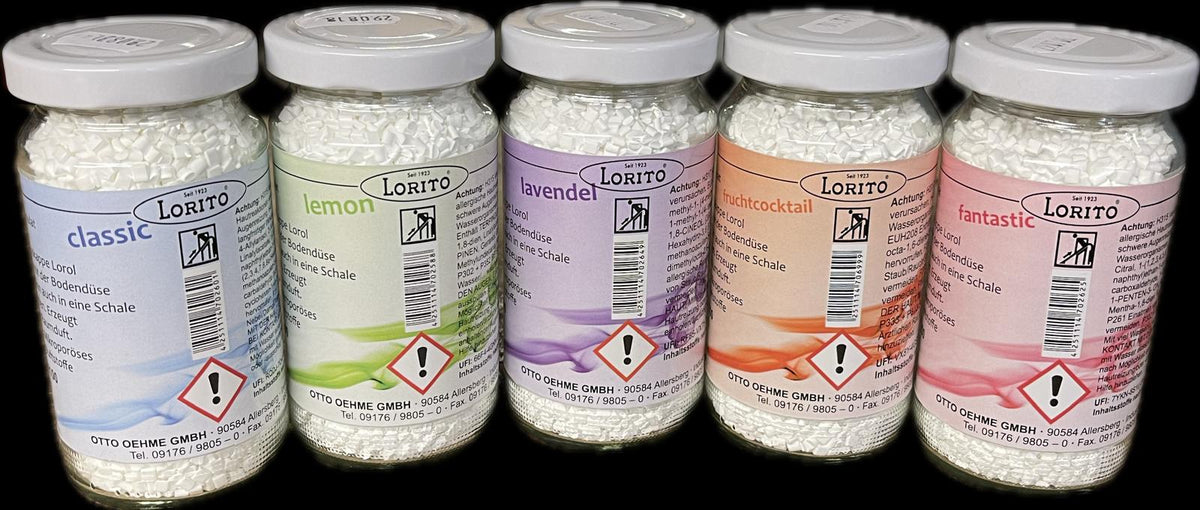 Lorito Lorol geurkorrels (pot 52 gram) CLASSIC – schoonmaakmagazijn