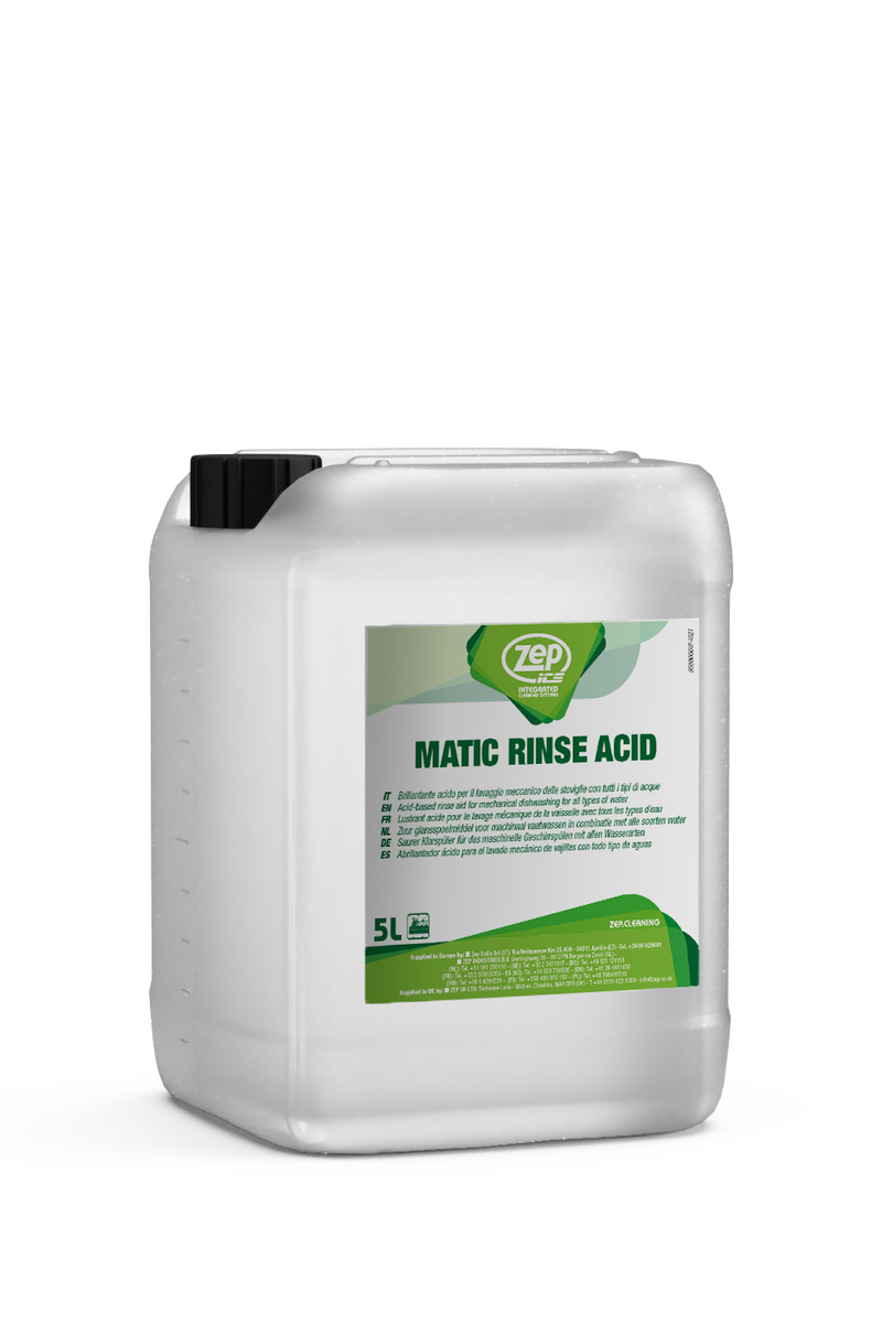 Zep Matic Rinse Acid 5 liter – schoonmaakmagazijn