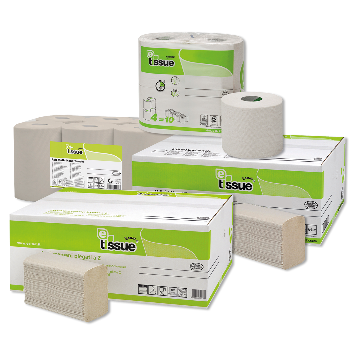 E-Tissue Traditioneel toiletpapier 40ROL 2LGS 400VEL – schoonmaakmagazijn
